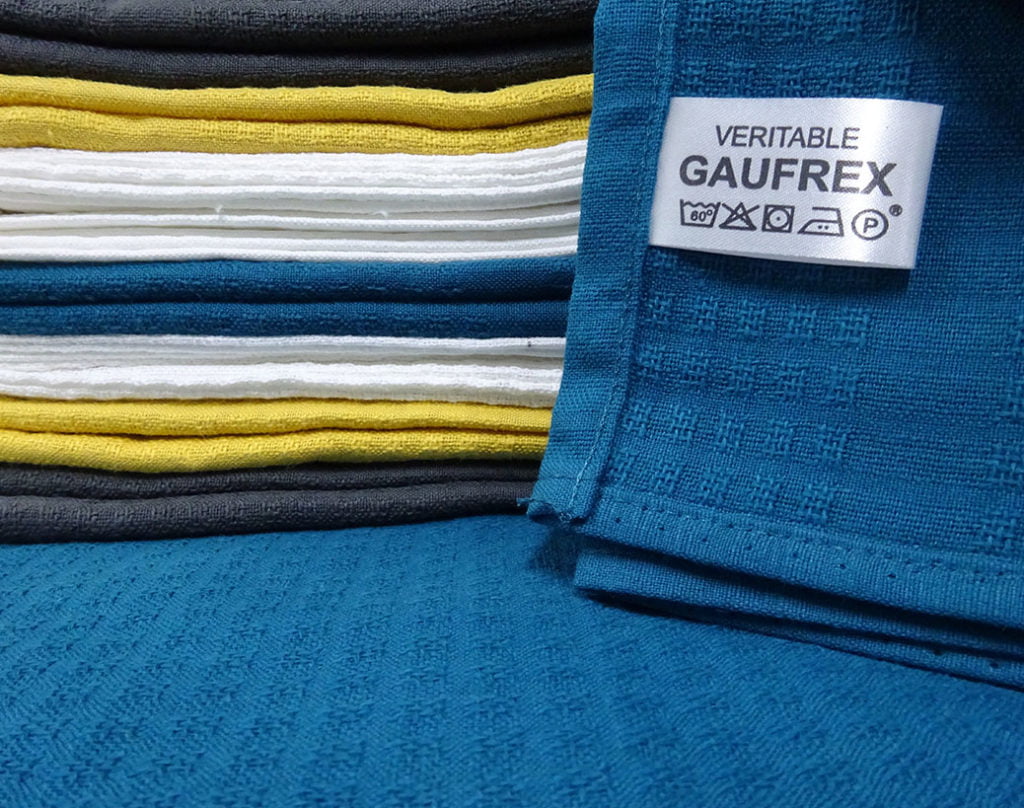 Torchon Gaufrex® Unis - La Maison de Balmy - Linge de maison Français